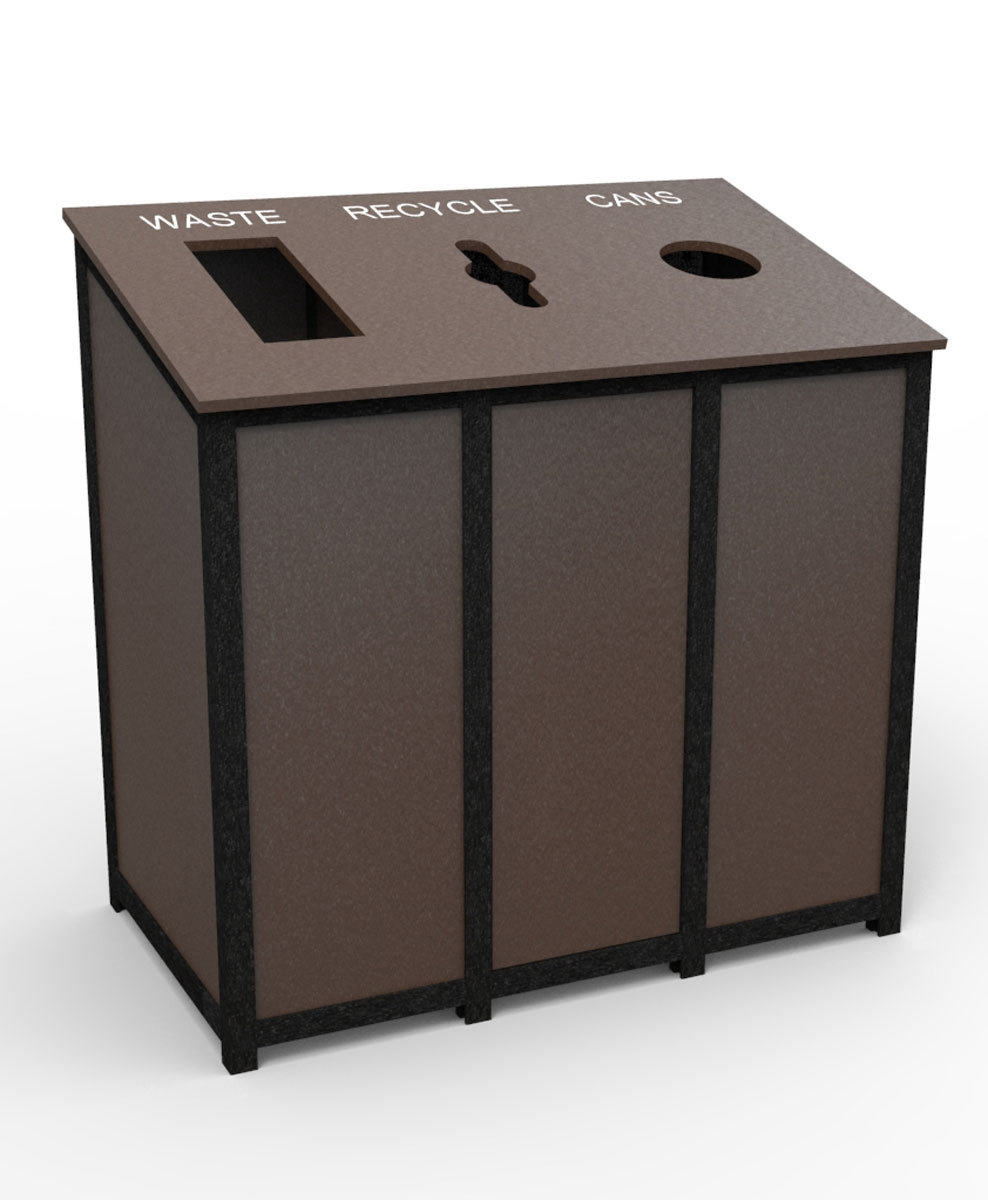 Waste & Recycling Receptacles Made From Recycled Plastic