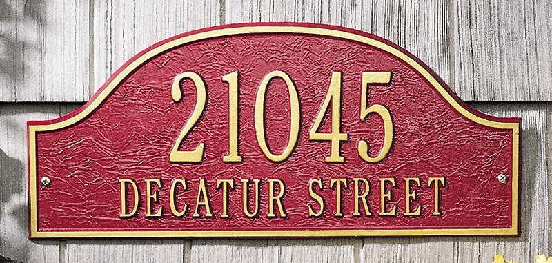 Address Plaques | House & Mailbox Address Plaques