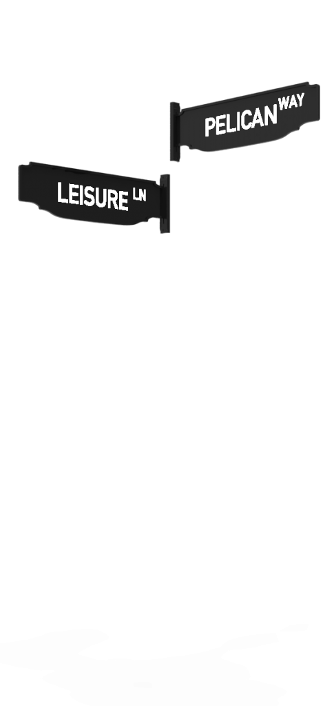 Personalized Street Signs - Contoured | Signature Series