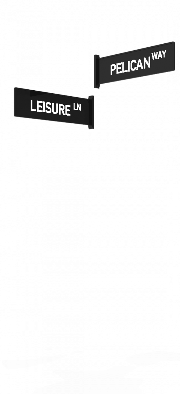 Decorative Street Sign Frames - Square | Signature Series