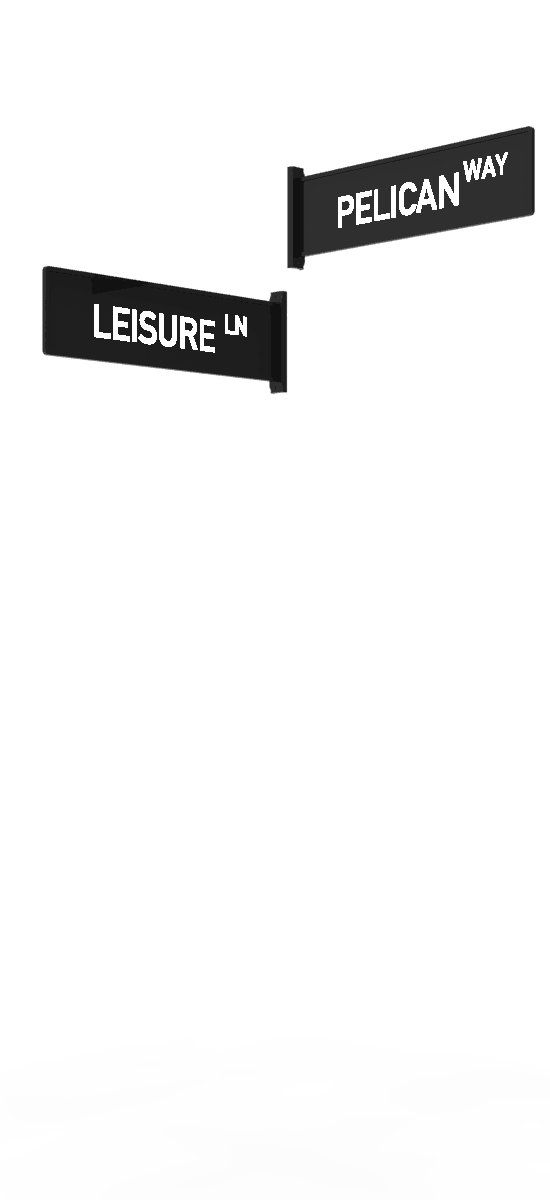 Decorative Street Sign Frames - Square | Signature Series