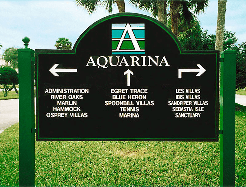 Directional Signs For Community, Campus & Downtown
