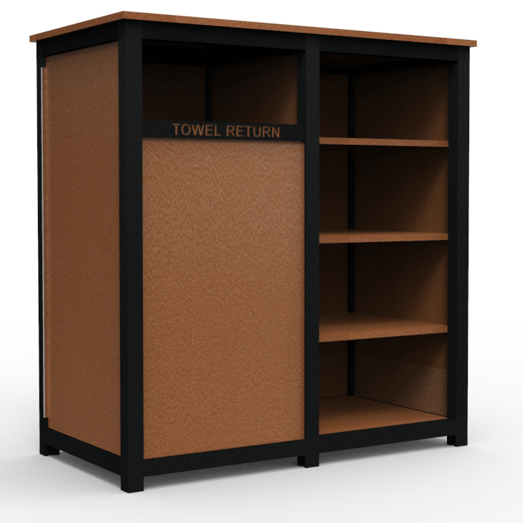 Towel Return Units | Bins, Valets, Huts & Consoles
