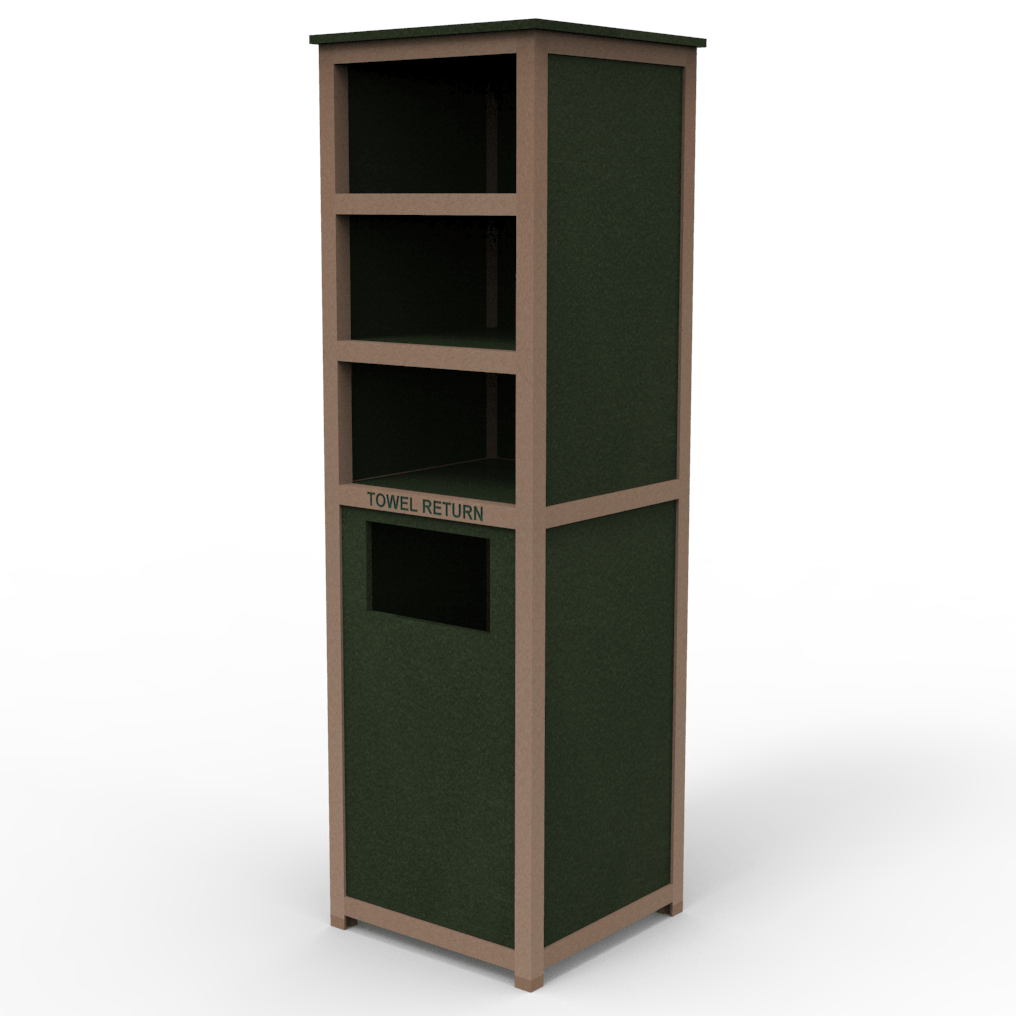 Towel Return Units | Bins, Valets, Huts & Consoles