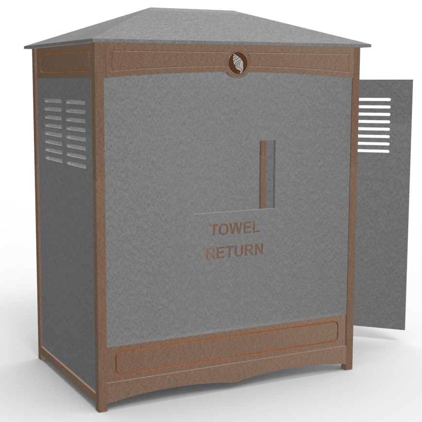 Towel Return Units | Bins, Valets, Huts & Consoles
