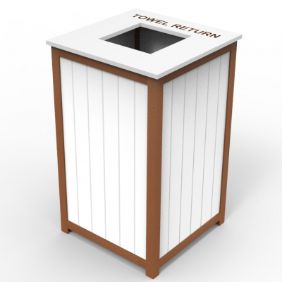 Top Load Towel Return Bin | Site Essentials