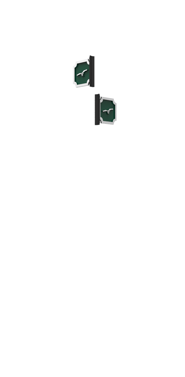 cast-alum-side-mount chamferd-green-logo - Site Essentials