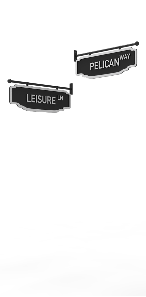 Customized Community Signs - Contoured | Cast Series