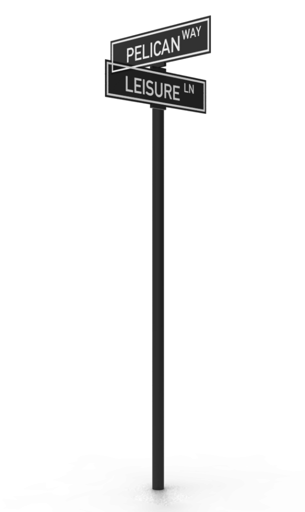 Street Name Signs - Top Mount | Bellair Series