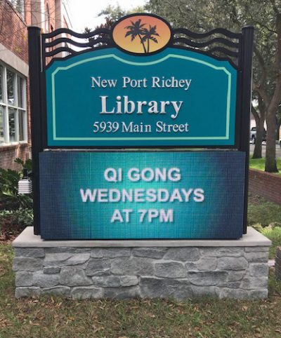 Outdoor Color L.E.D. Information Sign Prismatic Cast Letters - Site ...