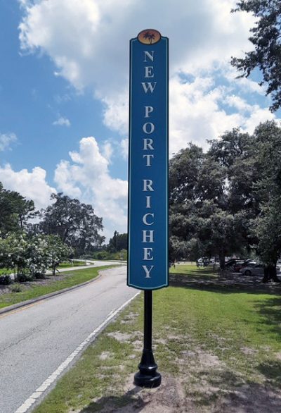 Directional Cast Polished Dimensional Aluminum Letters - Site Essentials