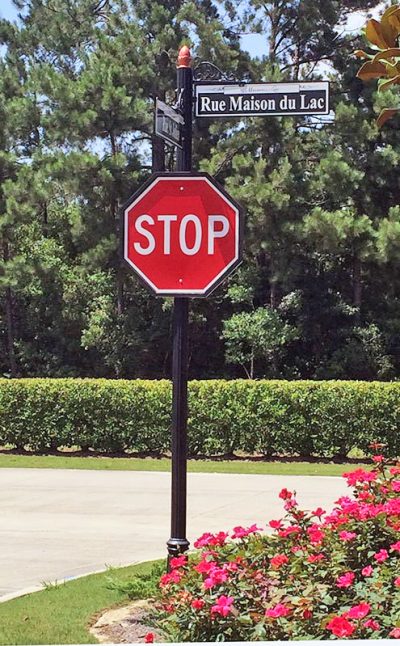 Decorative Neighborhood Road Signs - Site Essentials