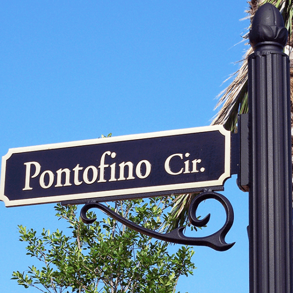 Custom Road Signs - Side mount Beveled | Cast Series