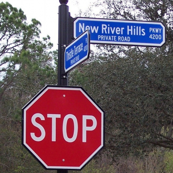 Street Sign Frames - Beveled | Augusta Series