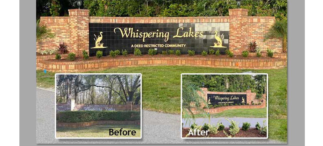 Subdivision Entrance Signs Customized for Florida Community